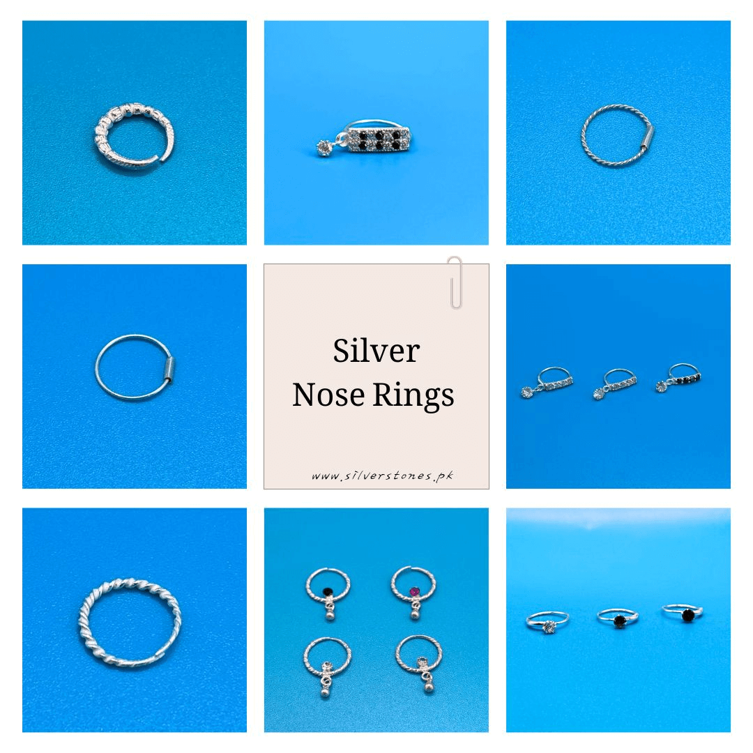 Pure Silver Nose Rings & Pins: Elevate Your Style