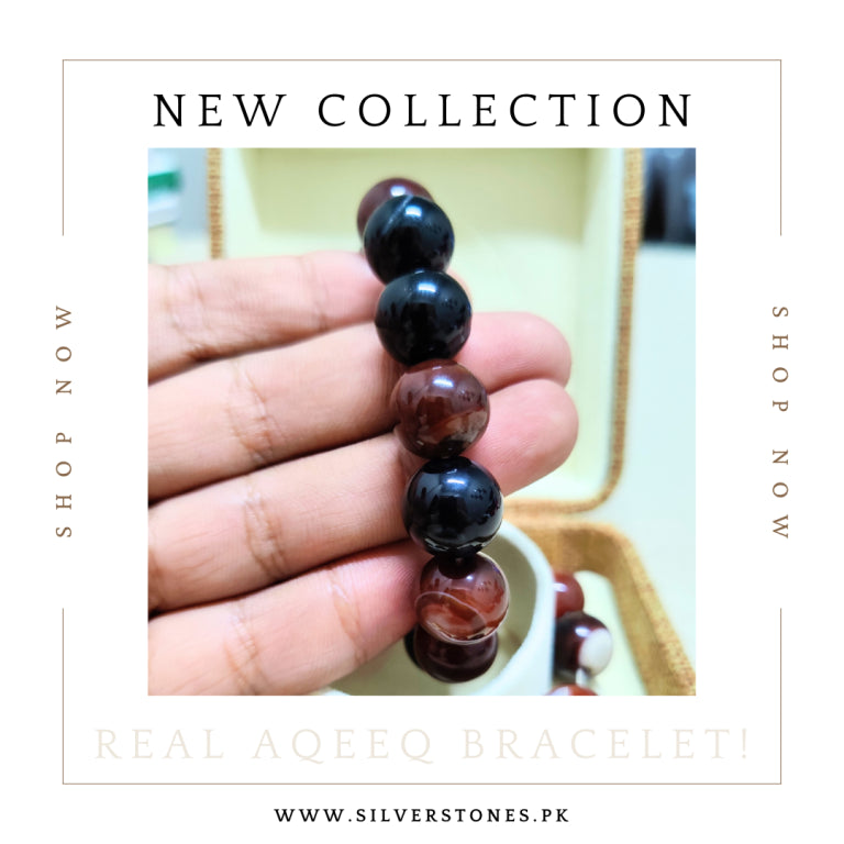 Real Aqeeq Stones Bracelet