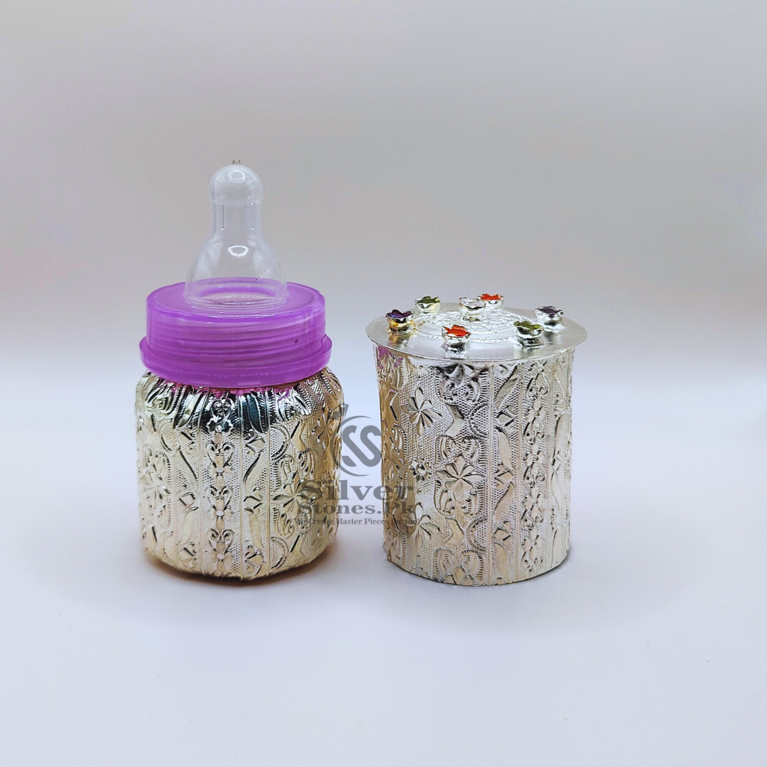 Beautiful Silver (Chandi) Feeder for Babies