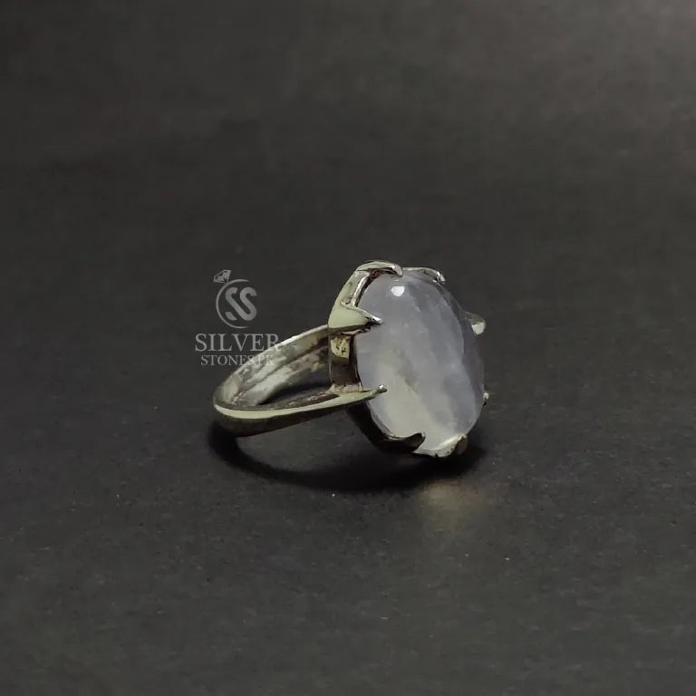 Real Dur e Najaf Stone Chandi Ladies Ring