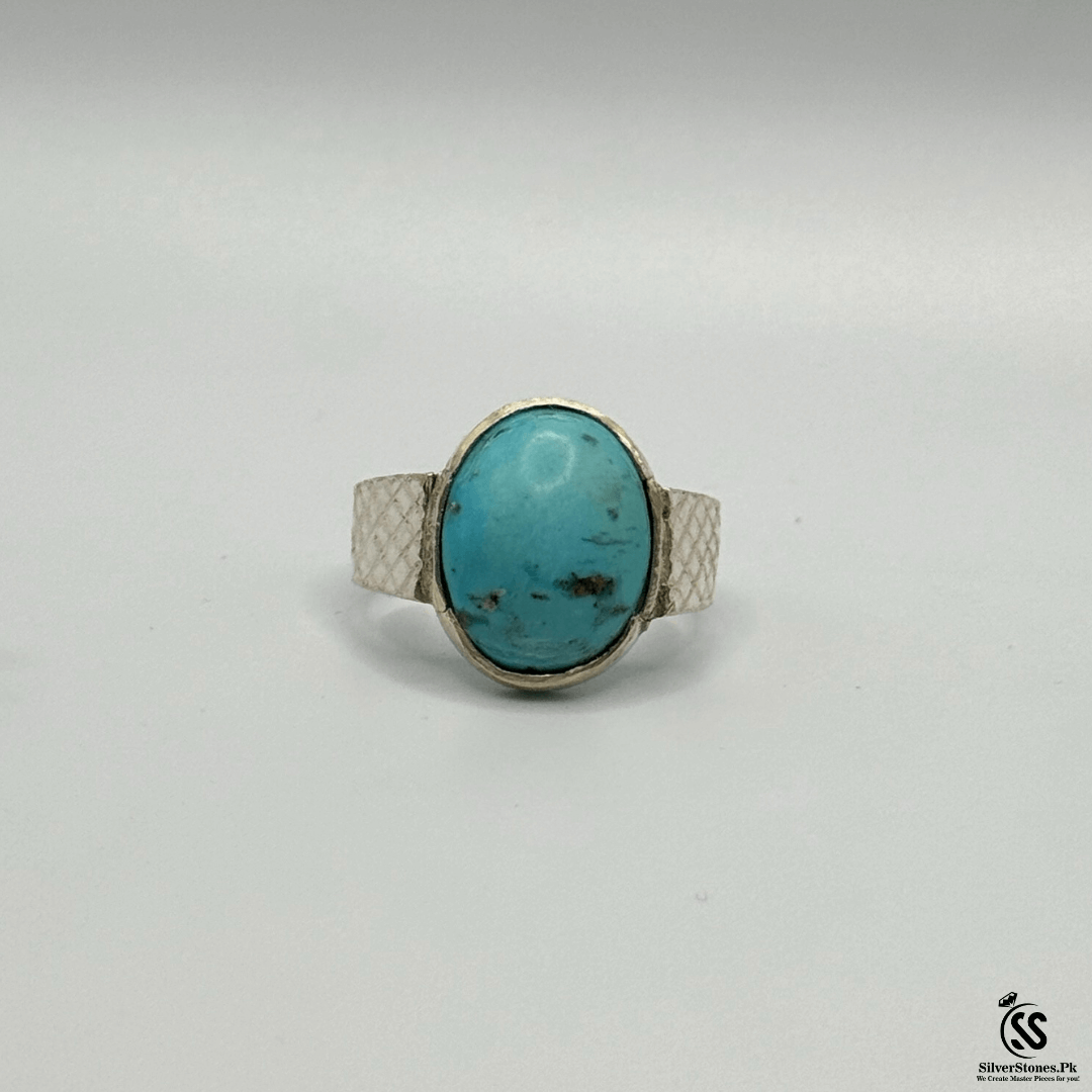 Irani Shajri Feroza Silver Men's Ring – SilverStones.Pk