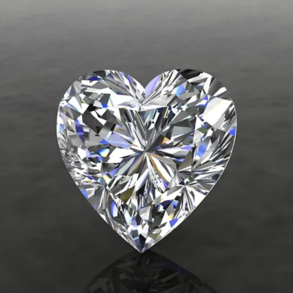 Heart Shape GRA Moissanite Diamonds with Certificate